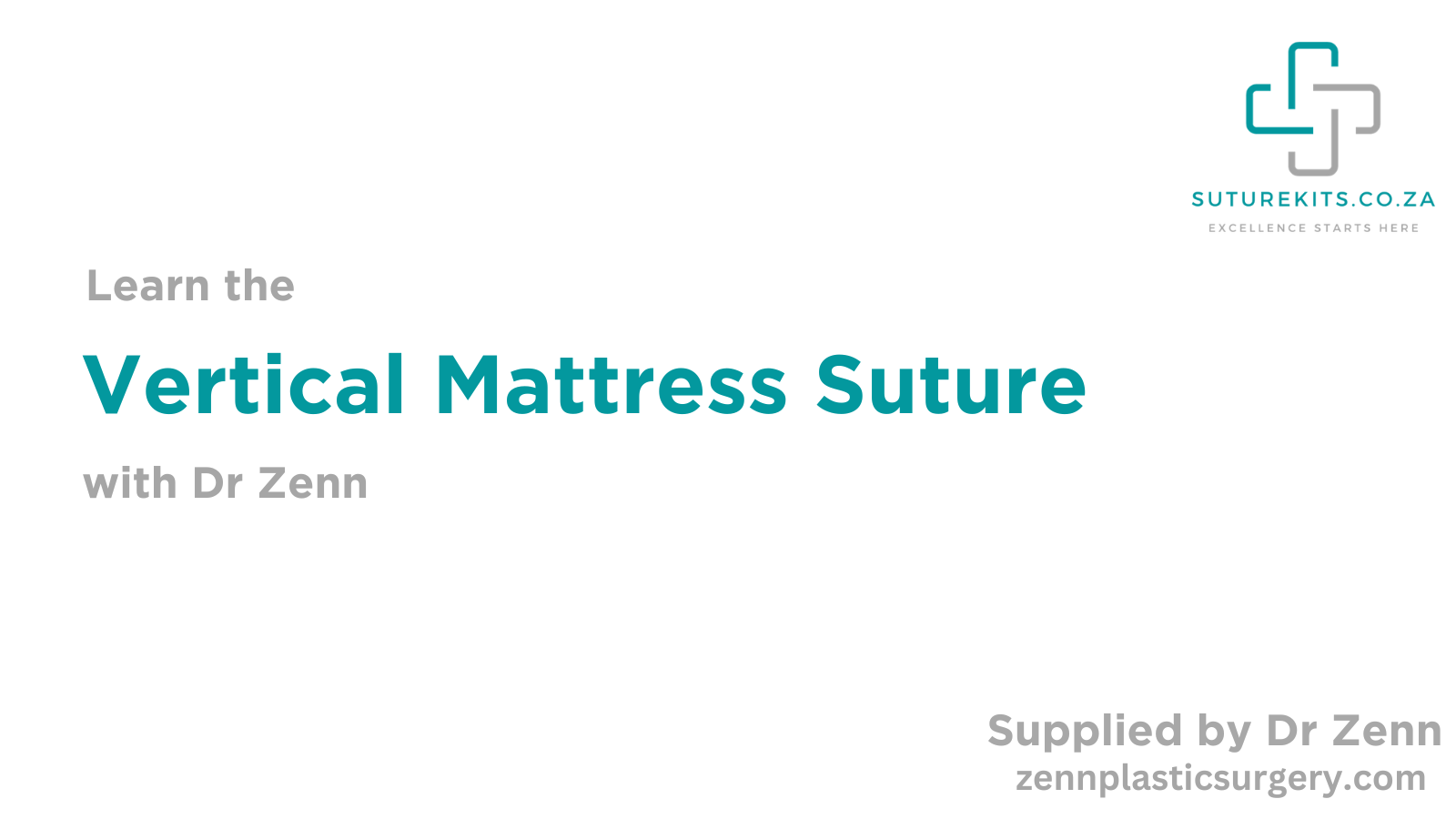Vertical Mattress Suture